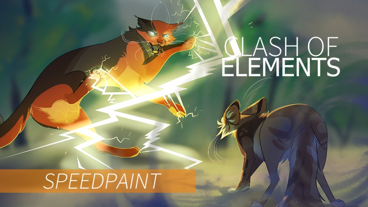 CLASH OF ELEMENTS - OC Speedpaint - YouTube
