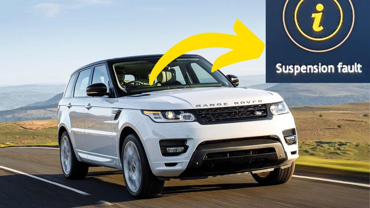 “Suspension Fault” warning in Range Rover - YouTube