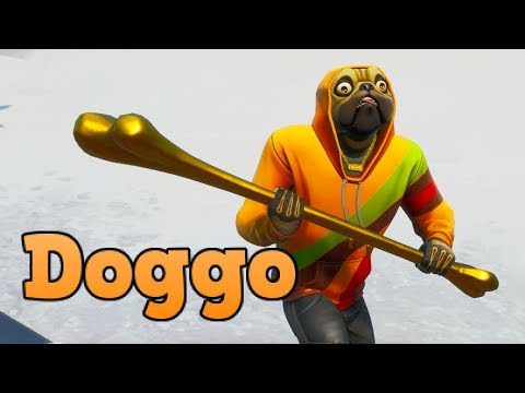 The new DOGGO skin & GRUMBLE GANG set in Fortnite! - YouTube