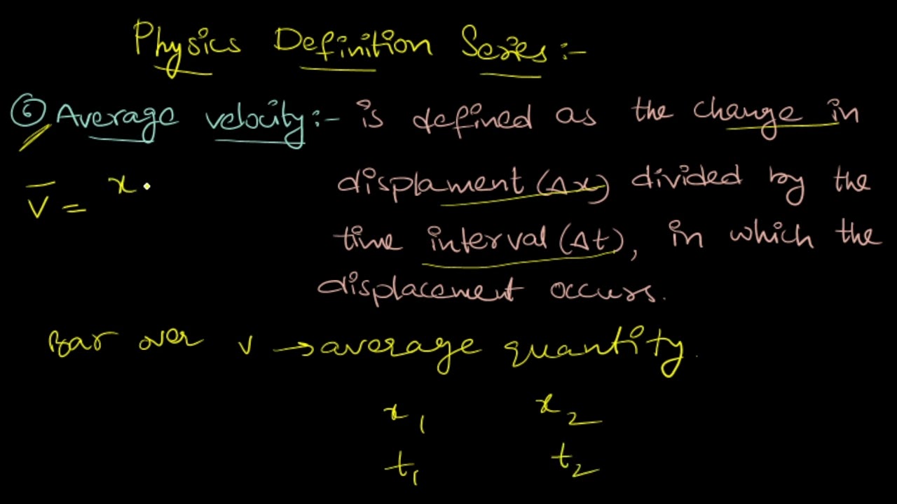 Time Physics Definition