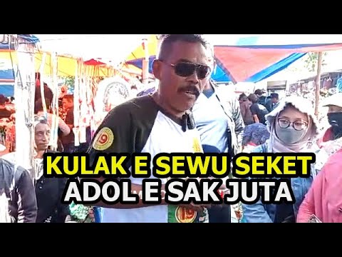 Kulake sewu seket, dijual sak juta Pak Cemplon - YouTube