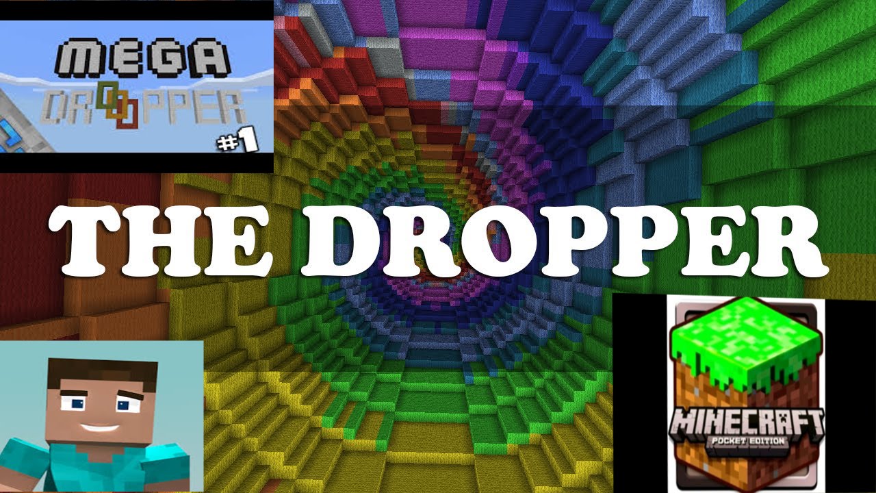 Mapa de dropper para minecraft pe 0.12.X MCPE - YouTube