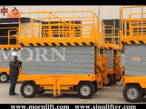 Demonstration Video of Mobile Scissor Lift with self Propelled Device ...