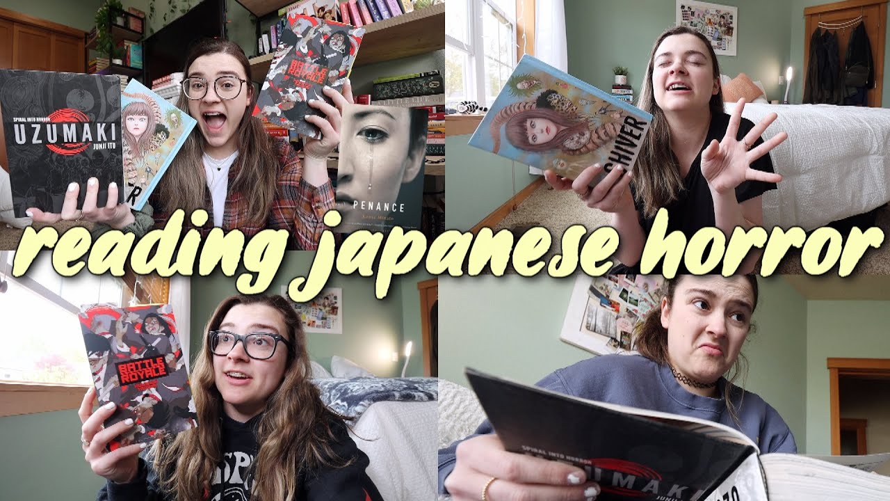 Reading Japanese Horror + Thriller Books 🇯🇵 [and reading manga for the ...