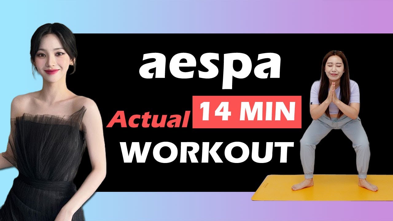 aespa ACTUAL workout | KPOP idol FULLBODY workout | Fat burning ...