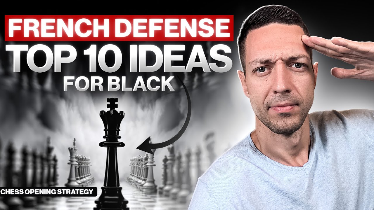 Top 10 French Defense Ideas for Black (Opening Strategy) - YouTube