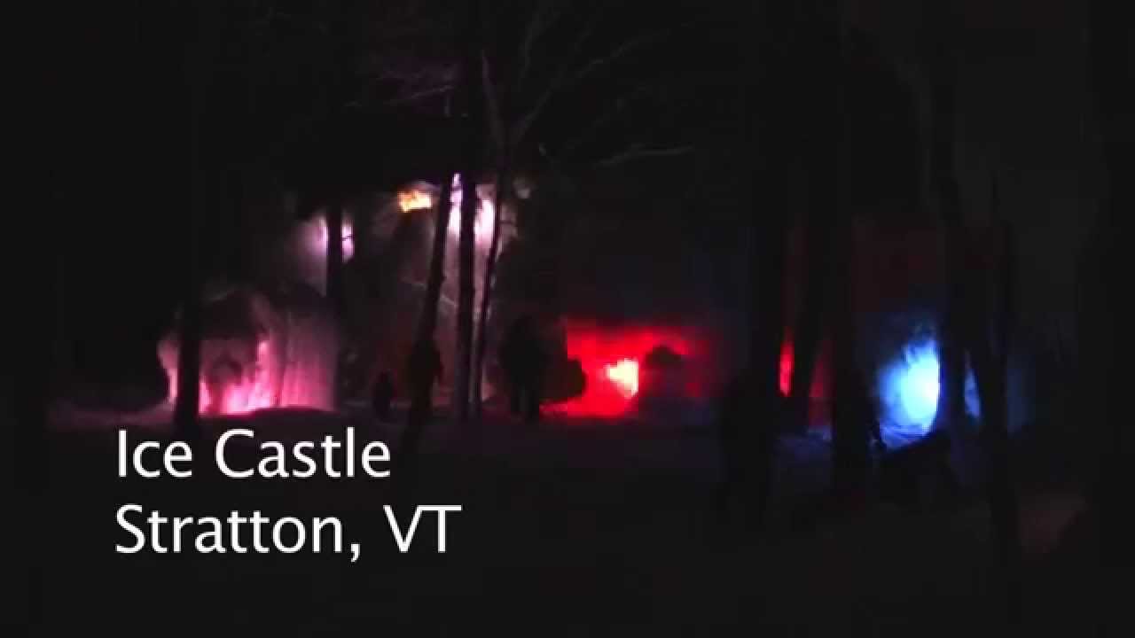 Stratton Ice Castle - YouTube