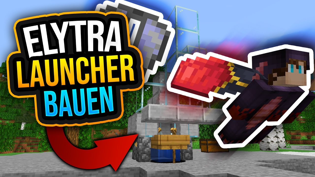 Elytra Launcher Bauen (Tutorial) Minecraft 1.21 ErikOnHisPeriod - YouTube
