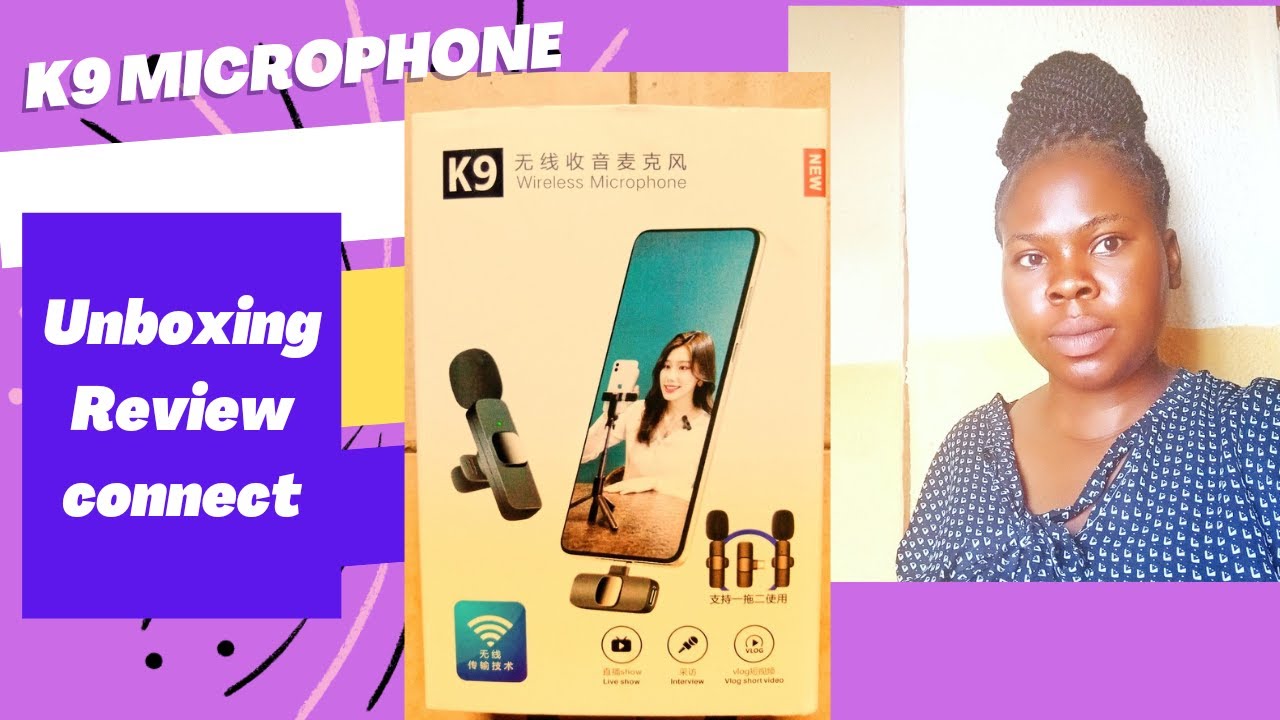 K9 Wireless Microphone Review/How to connect - YouTube