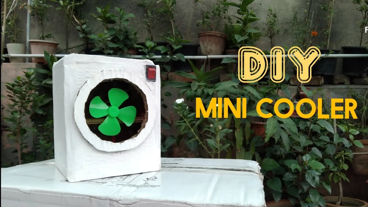 How To Make a Mini Cooler From Cardboard || DIY || - YouTube