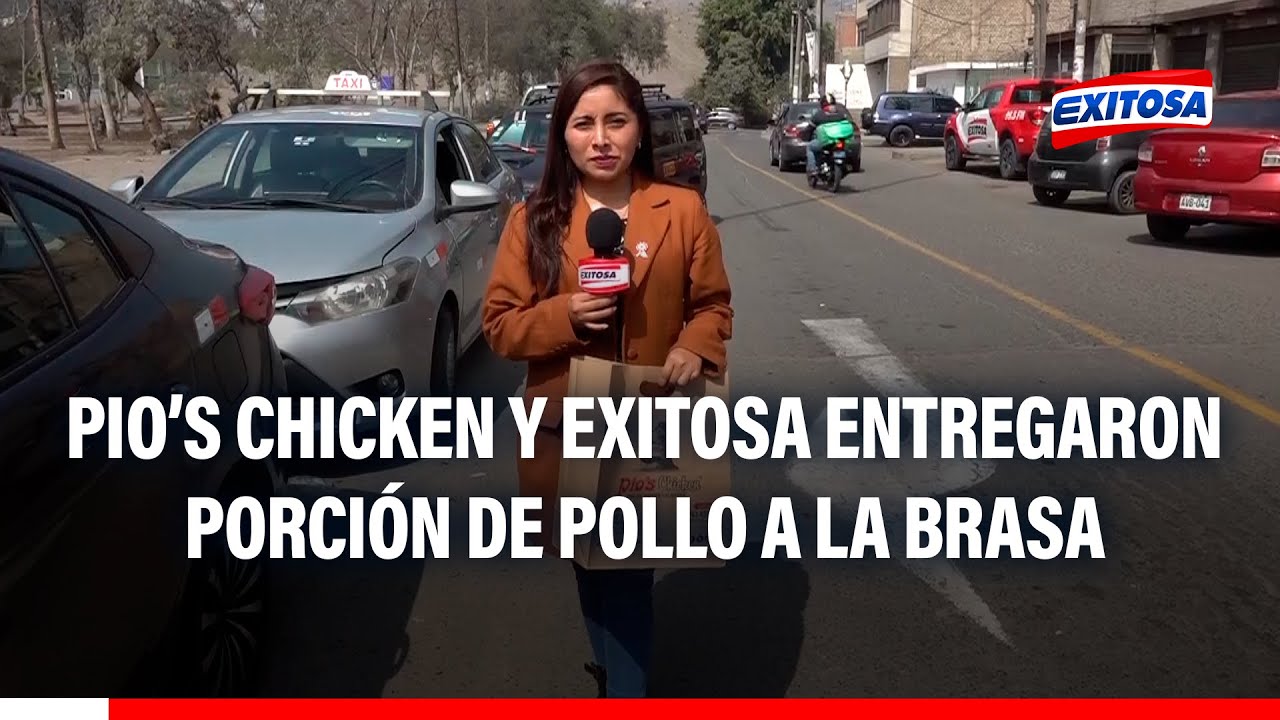 🔴🔵Ate: Pio's Chicken y Exitosa entregaron porción de pollo a la brasa a ...