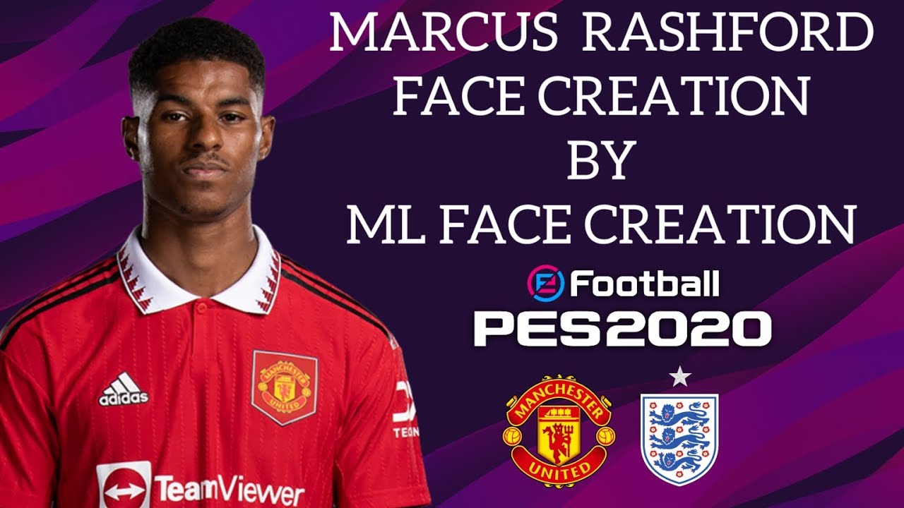 PES 2020 Marcus Rashford Face Creation|Ps3, Ps4, Ps5, Xbox360 ,Xbox1 ...