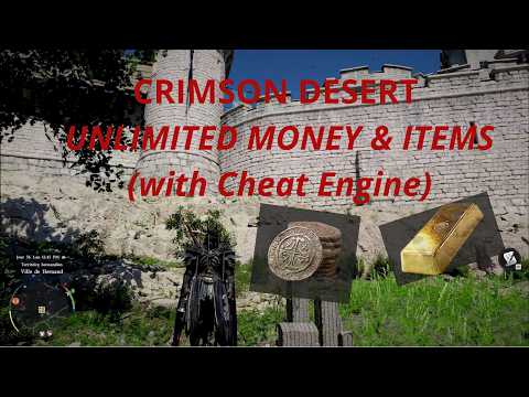 CRIMSON DESERT   UNLIMITED MONEY & ITEMS (With Cheat Engine)