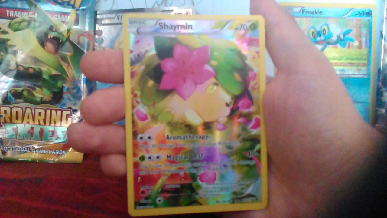 Mythical Shaymin box openen De yasmin luck - YouTube