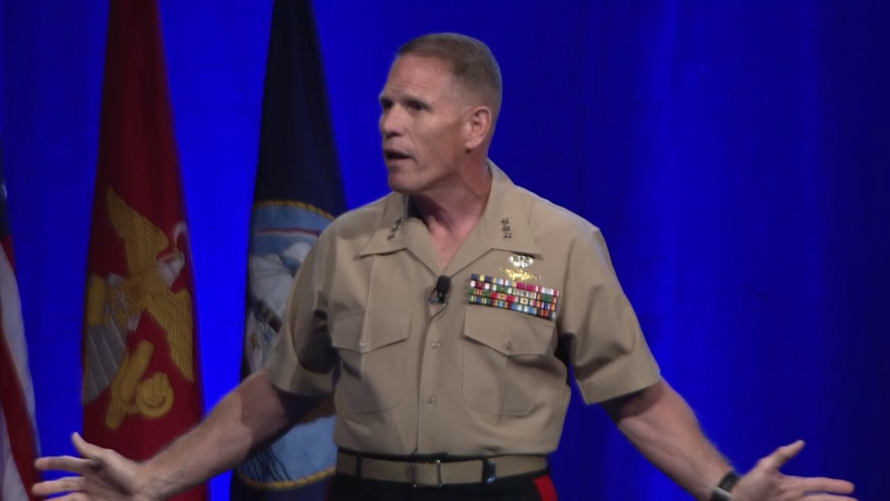 Lt. Gen. Robert Walsh Keynote at the Naval Future Force S&T Expo - YouTube