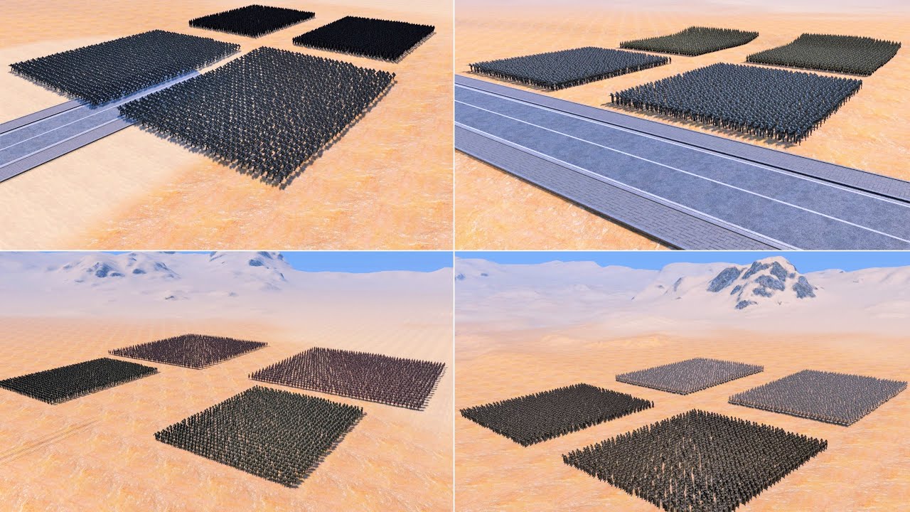 EPIC BATTLE OF 4 ARMIES IN THE MIDDLE OF THE CITY - Ultimate Epic ...