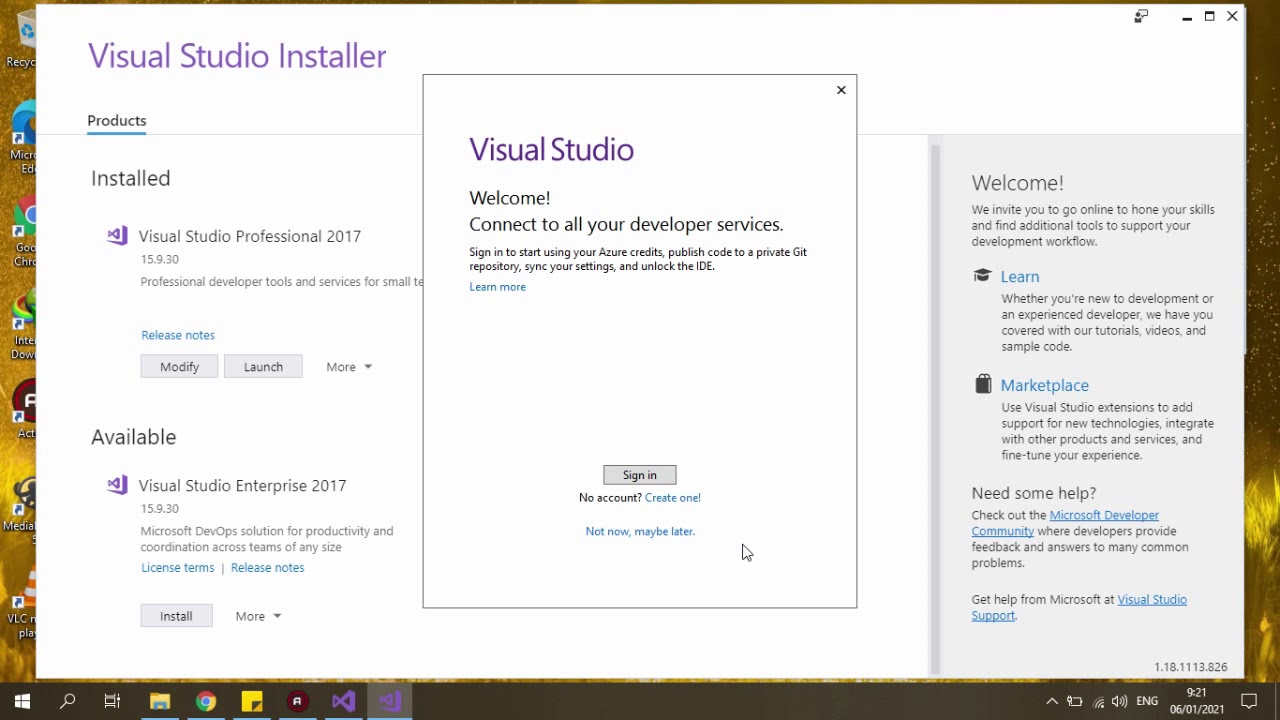 Cara Instal Microsoft Visual Studio 2017 - YouTube