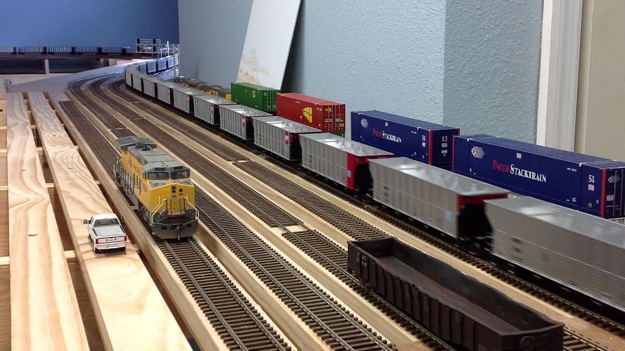 Hidden staging yard progress 2 - YouTube