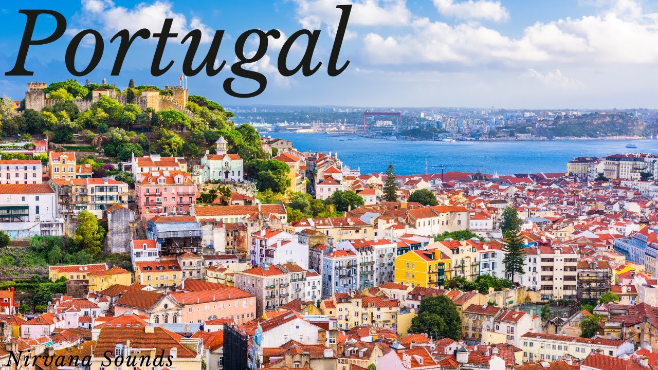 PORTUGAL Scenery Video 4K High Definition • Fly over Portugal Lisbon ...
