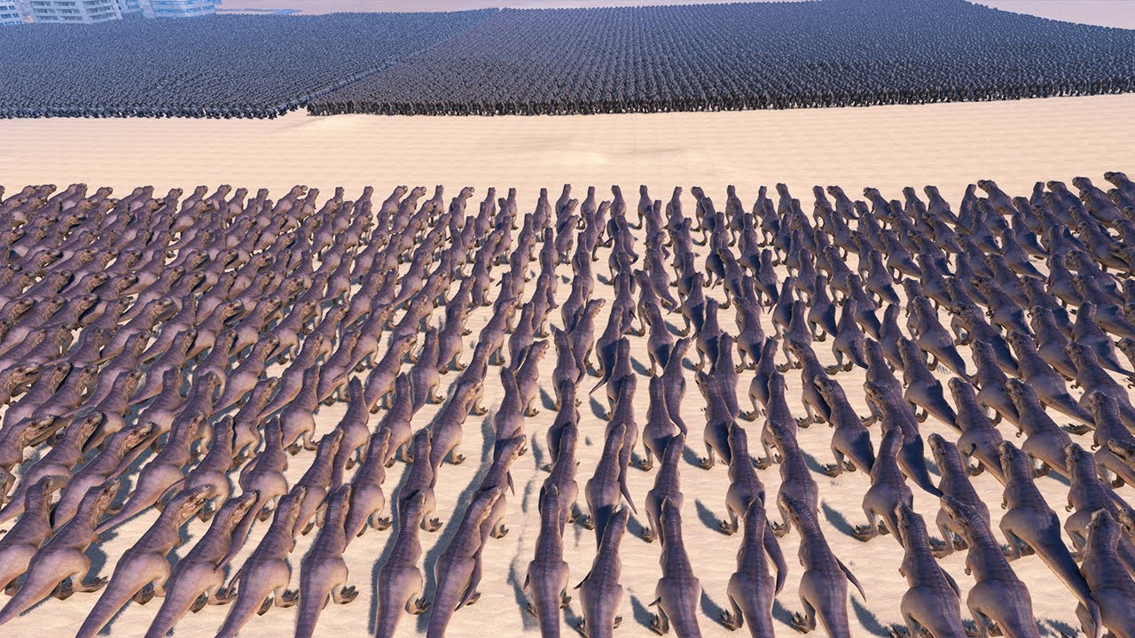 T-rex Army Vs Giant Cyclops & Giant Ogre - Ultimate Epic Battle ...