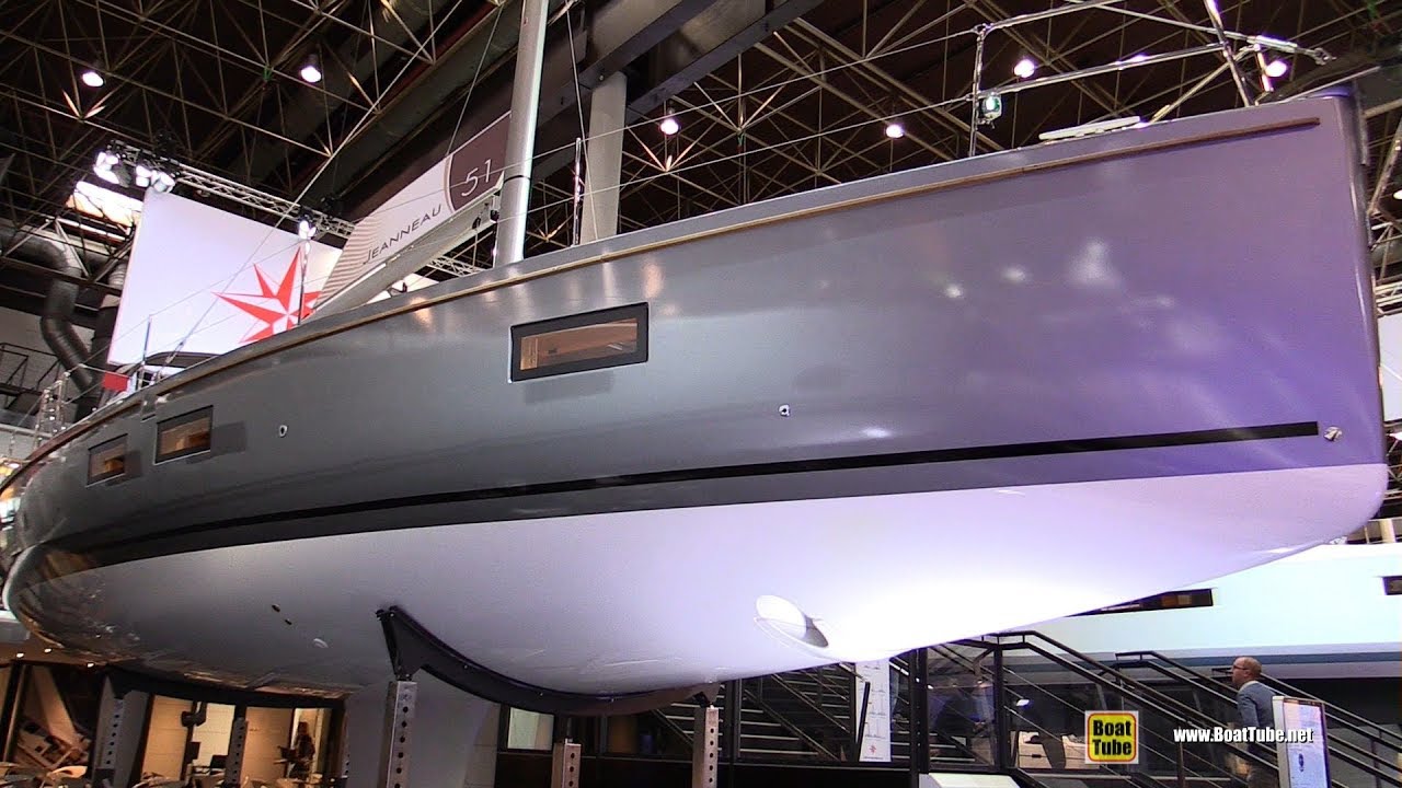 2018 Jeanneau 51 Sailing Yacht - Walkaround - 2018 Boot Dusseldorf Boat ...