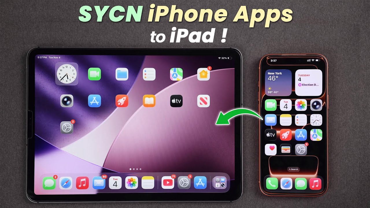 How to Sync Apps From iPhone to iPad! [Completely] - YouTube