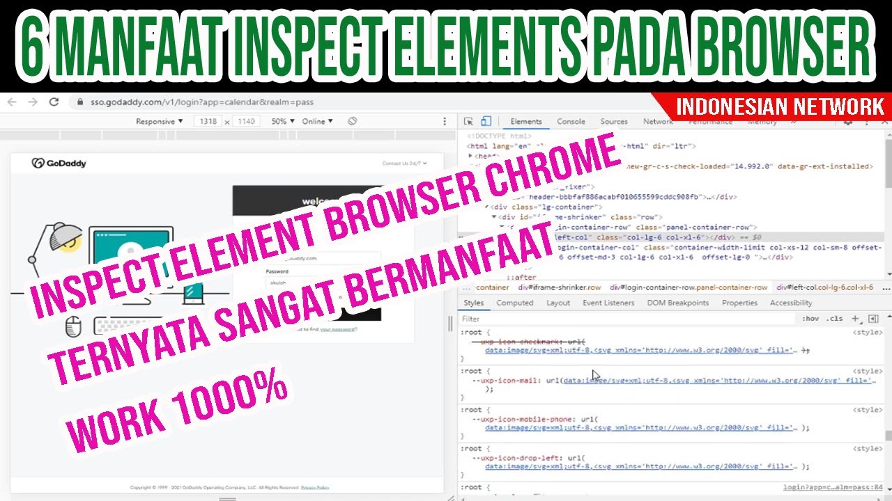 6 MANFAAT INSPECT ELEMENTS PADA BROWSER - YouTube
