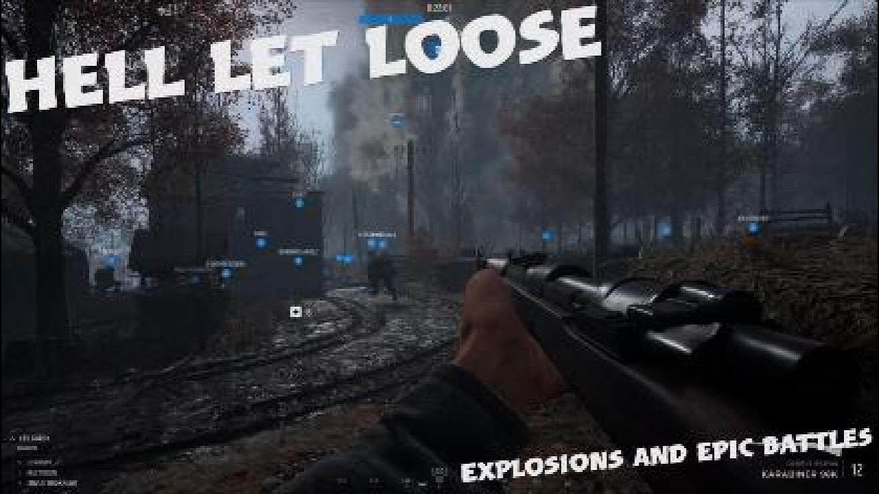 Hell Let Loose Explosions & Epic Battles - YouTube