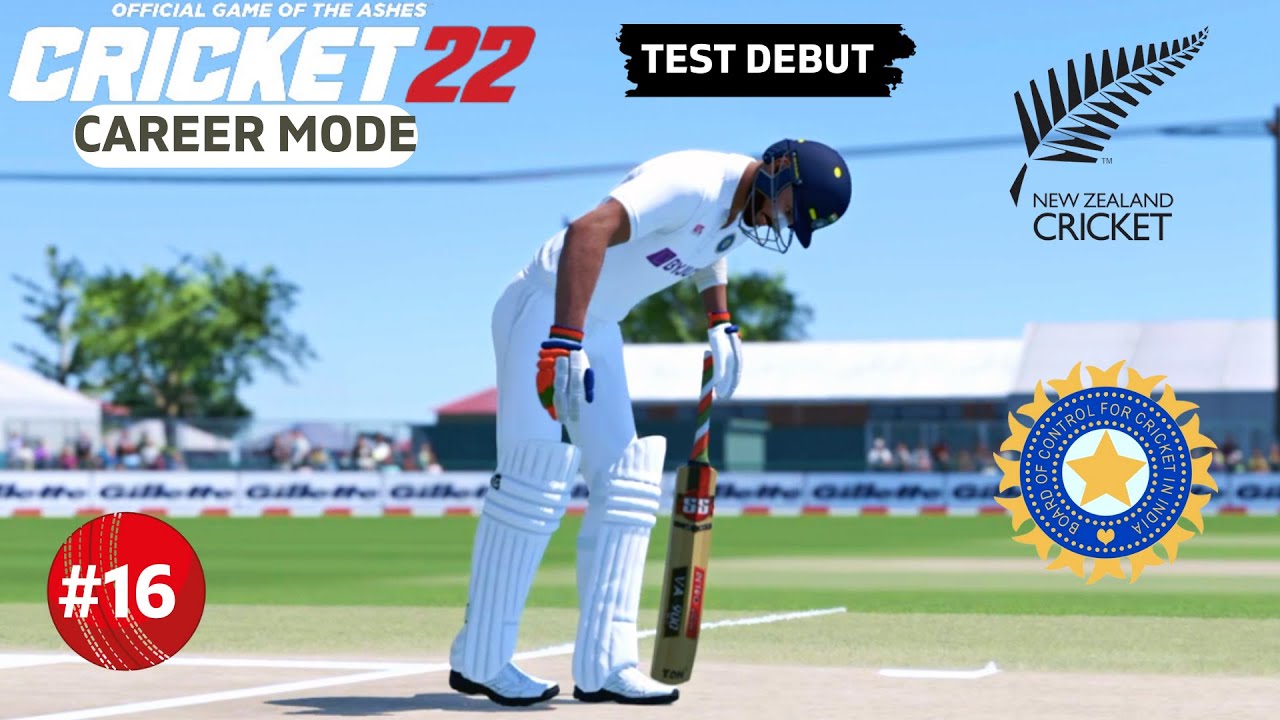 The TEST Debut (TAKING GUARD)- Cricket 22 Career Mode Episode#16 # ...