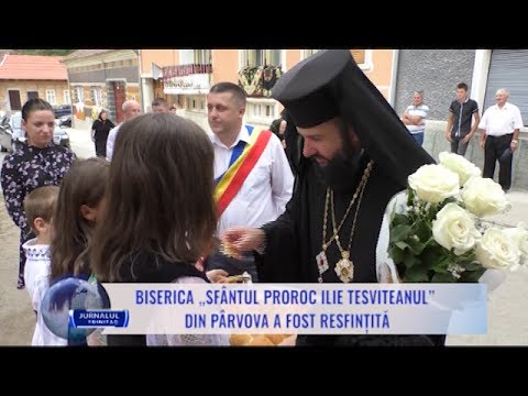 Biserica „Sfântul Proroc Ilie Tesviteanul” din Pârvova a fost resfințită