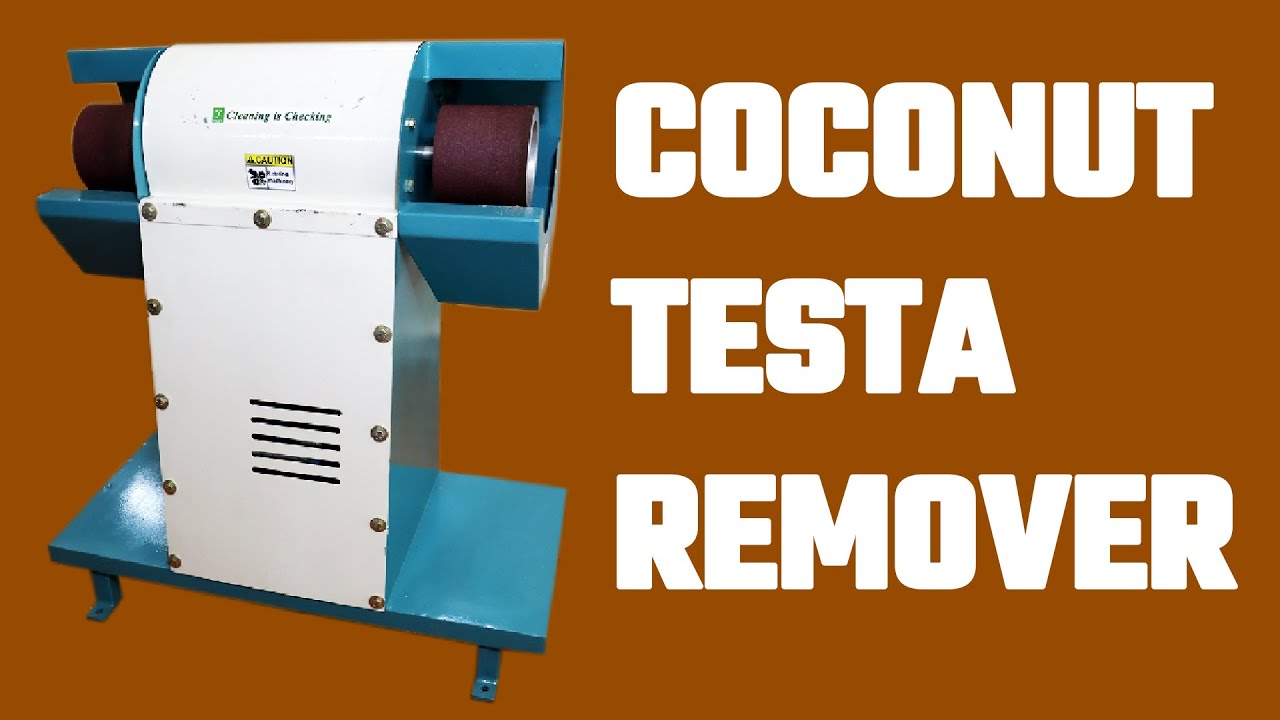 Coconut Testa Remover For Desiccated Coconut - YouTube