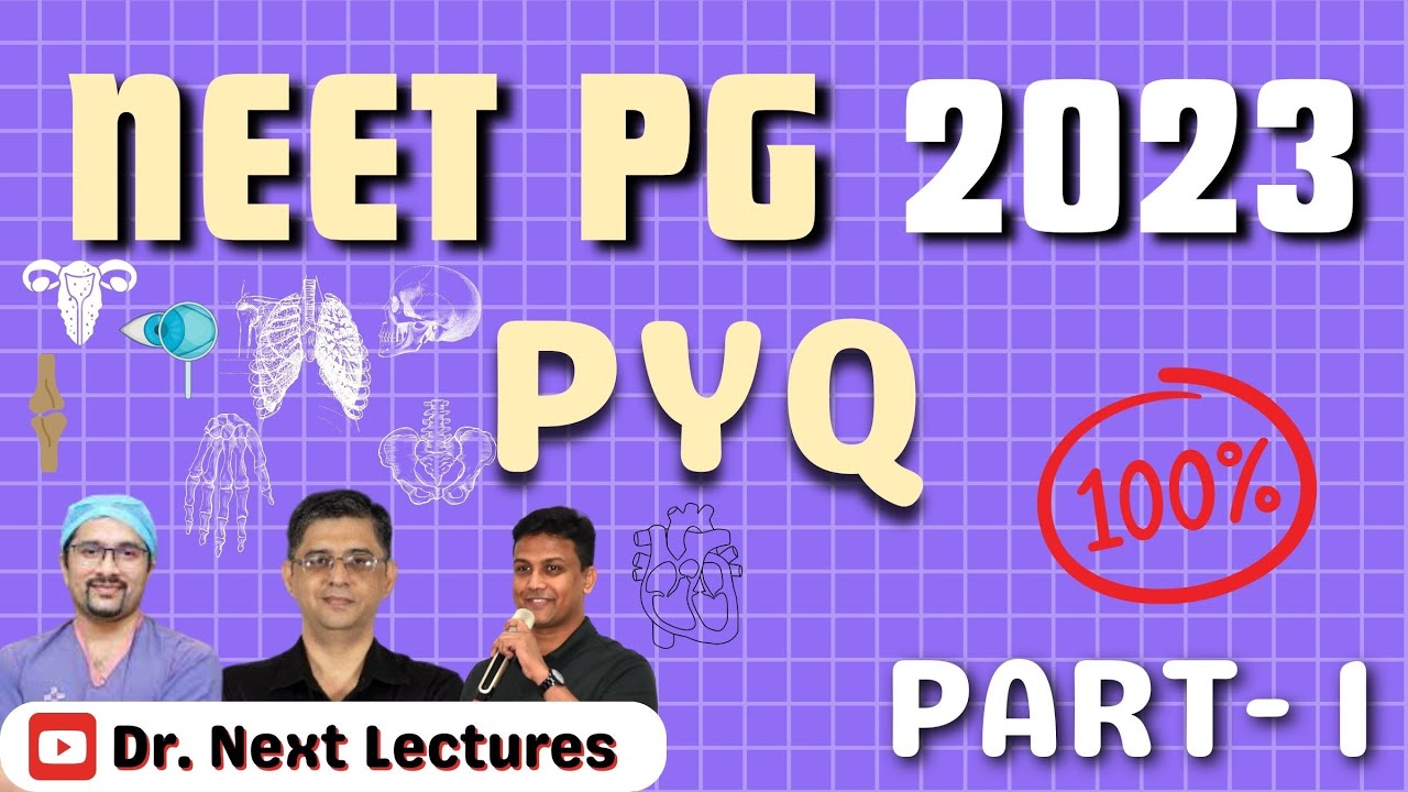 🔥NEET PG 2023 PYQ🔥| Previous Year Questions | Answers with Explanation ...