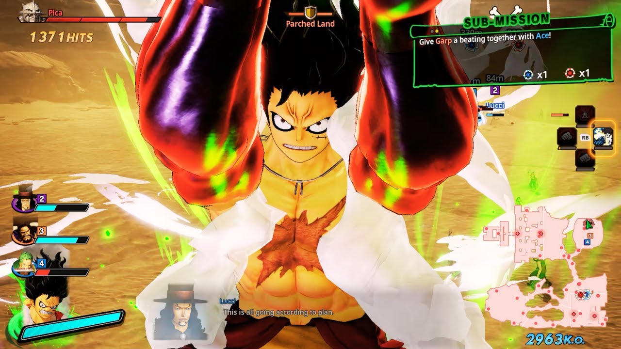 LUFFY FINAL GEAR 4 | One Piece Pirate Warriors 4 - YouTube