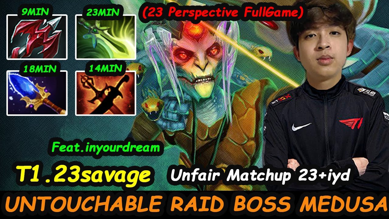 23savage Medusa Raid Boss Medusa Aghanim Build Feat InyourdreaM Dota 2 ...