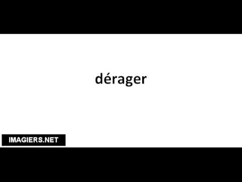 Cómo pronunciar dérager - YouTube