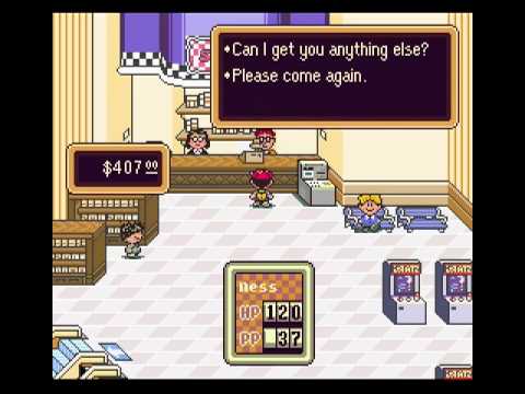 Earthbound Babbleplay part 6 - I has a Bicycle! - YouTube