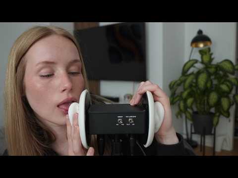 ASMR Wet Mouth Sounds 💦 3DIO Close Up