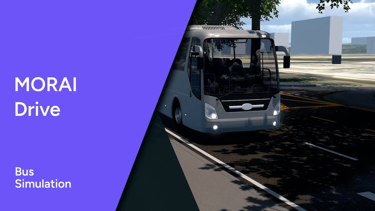 MORAI Drive: Bus Simulation - YouTube