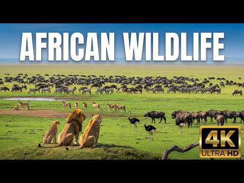 African Wildlife 4K – Life in the Untouched Savanna | Exotic Animals