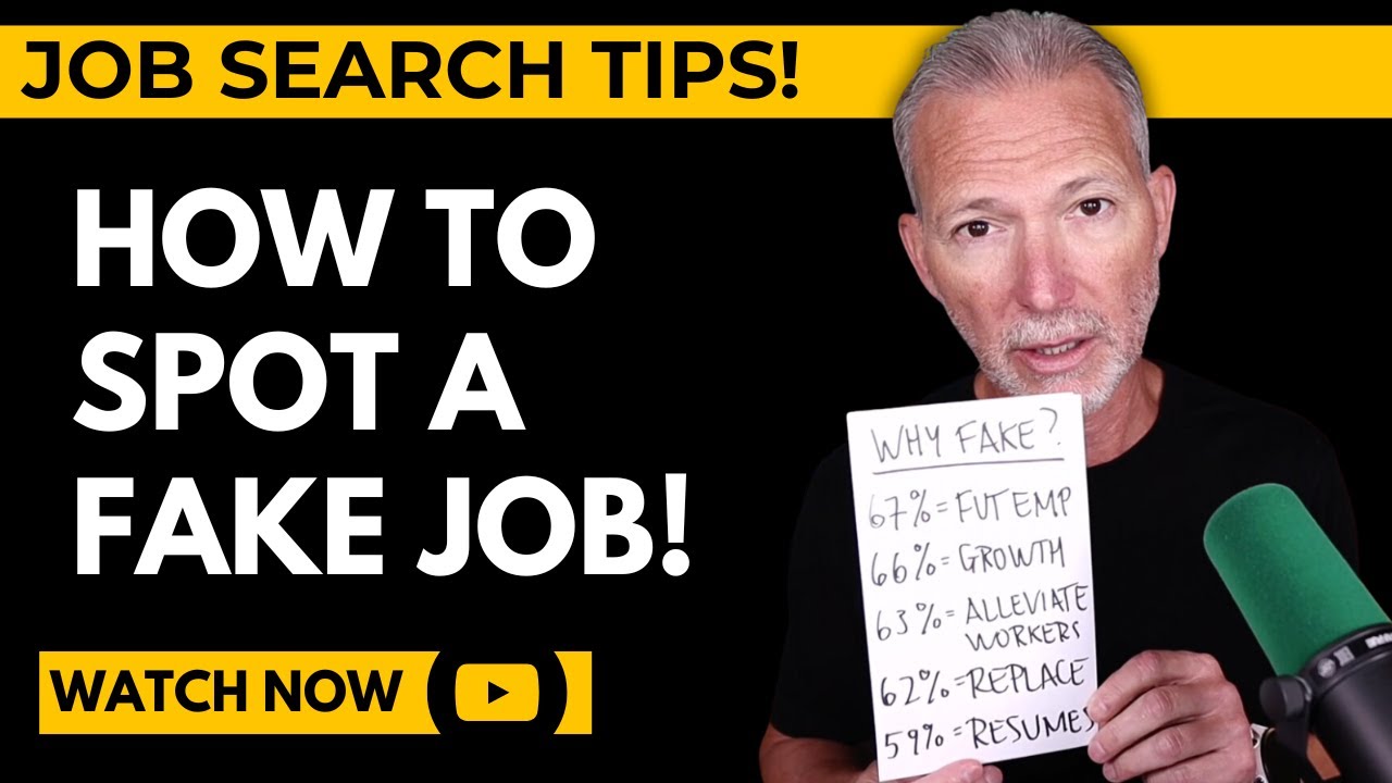 What to Do About Fake Job Postings - YouTube