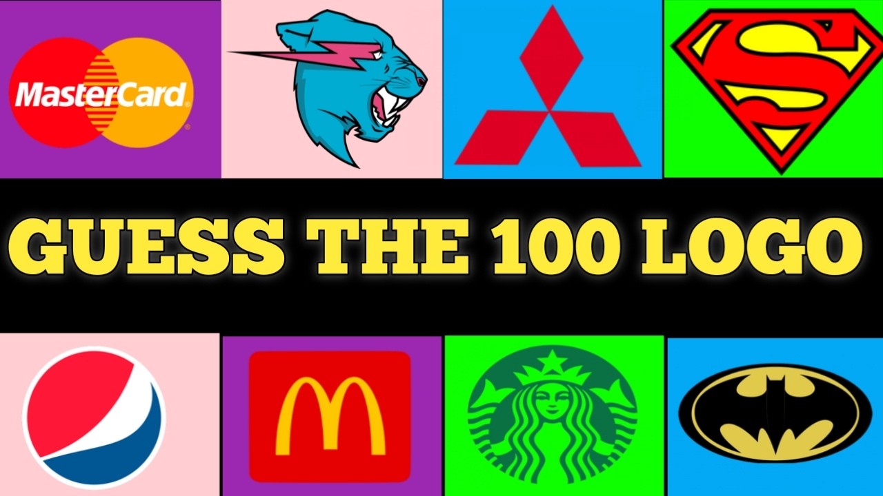 GUESS THE LOGO CHALLENGE🌍🧠GUESS THE 100 MOST FAMOUS LOGO IN THE WORLD ...
