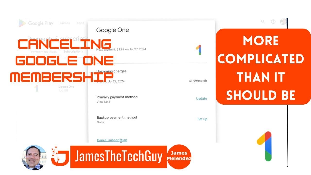 Canceling Google One Membership: More Complicated Than It Should Be # ...