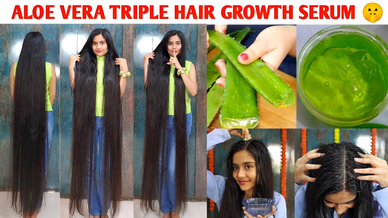 How To Use Aloe Vera Gel For Hair Growth | My Secret Hair Growth Tips ...