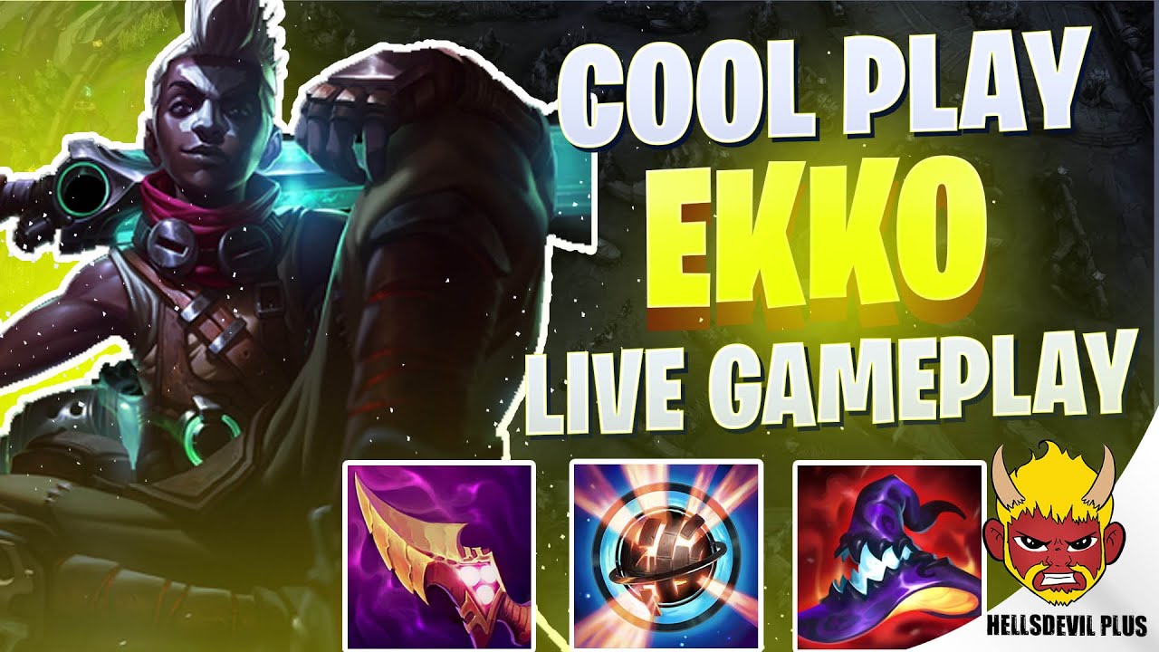 Cool Way To Play A Game Ft. Ekko - Wild Rift HellsDevil Plus Gameplay - YouTube