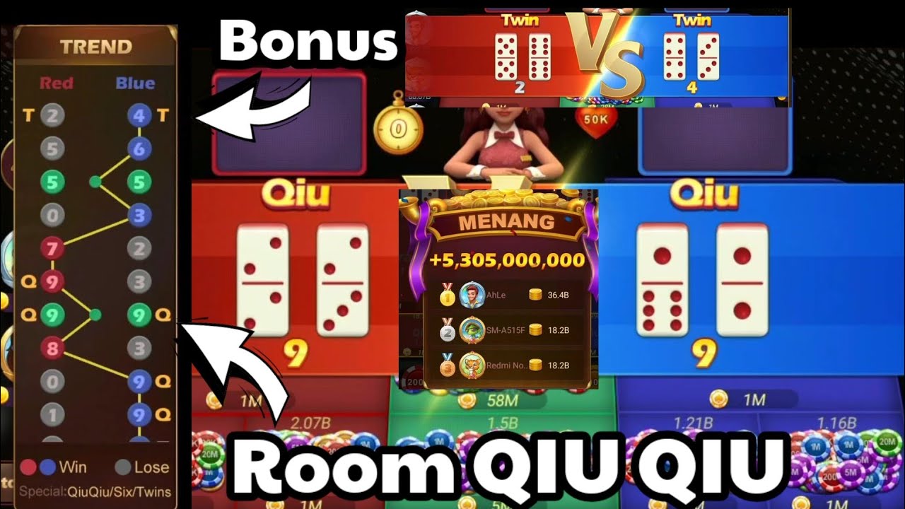 room andalan meja biru menumpuk||room jp twin twin qiu qiu#bandarqq# ...