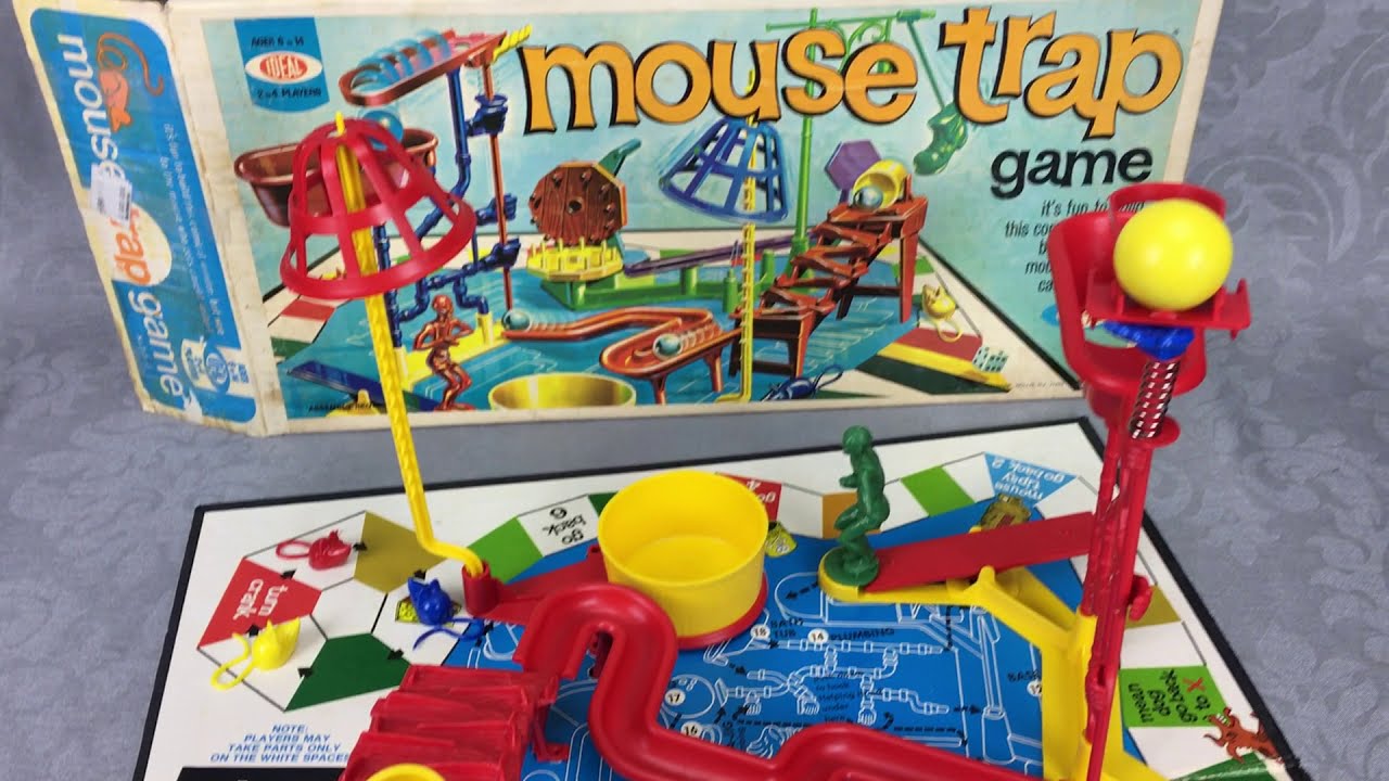 Vintage 1975 Mouse Trap Game by Ideal - In Action - YouTube