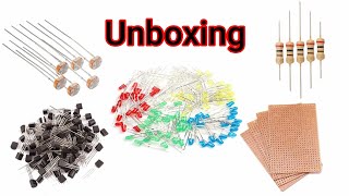 Unboxing Basic Electronics Components Cheapest Price For Science Project buy online kkcool expirment