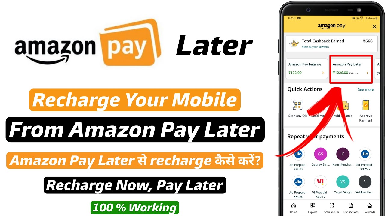 Amazon Pay Later se Recharge Kaise Kare | How to recharge by using ...