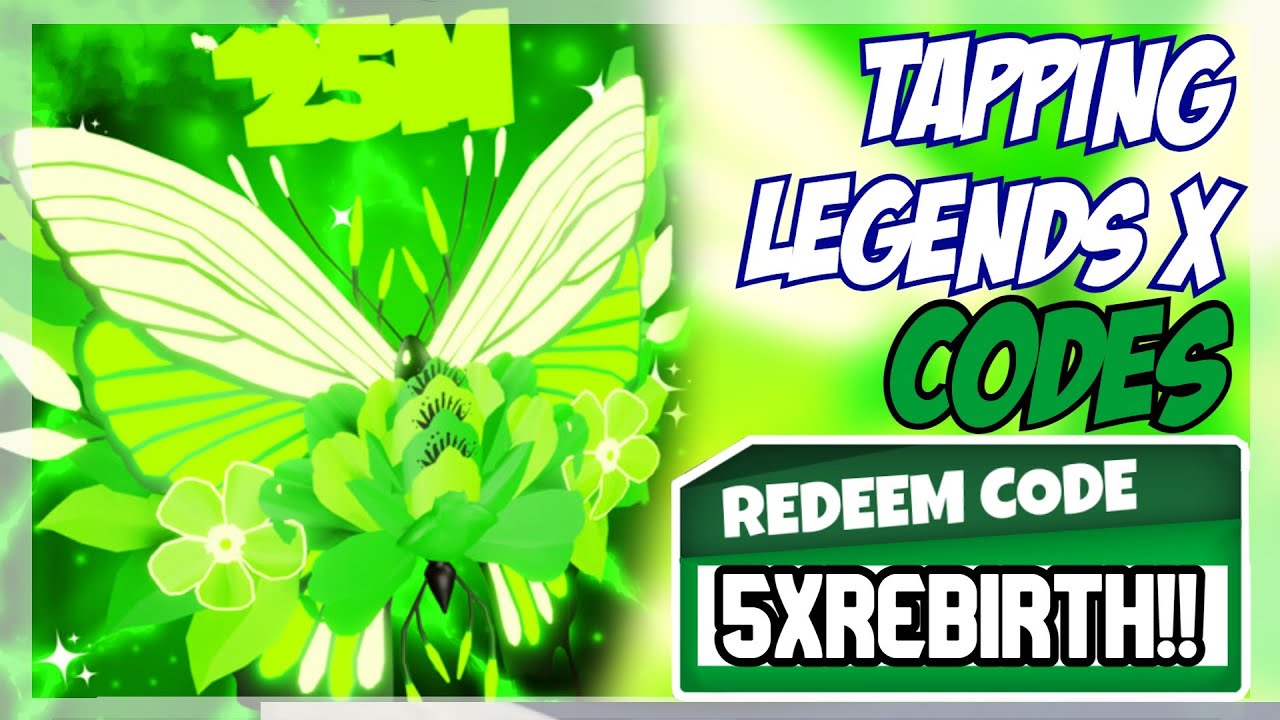 (2022) **NEW**⚡ Roblox Tapping Legends X Codes ⚡ ALL 25M CODES! - YouTube