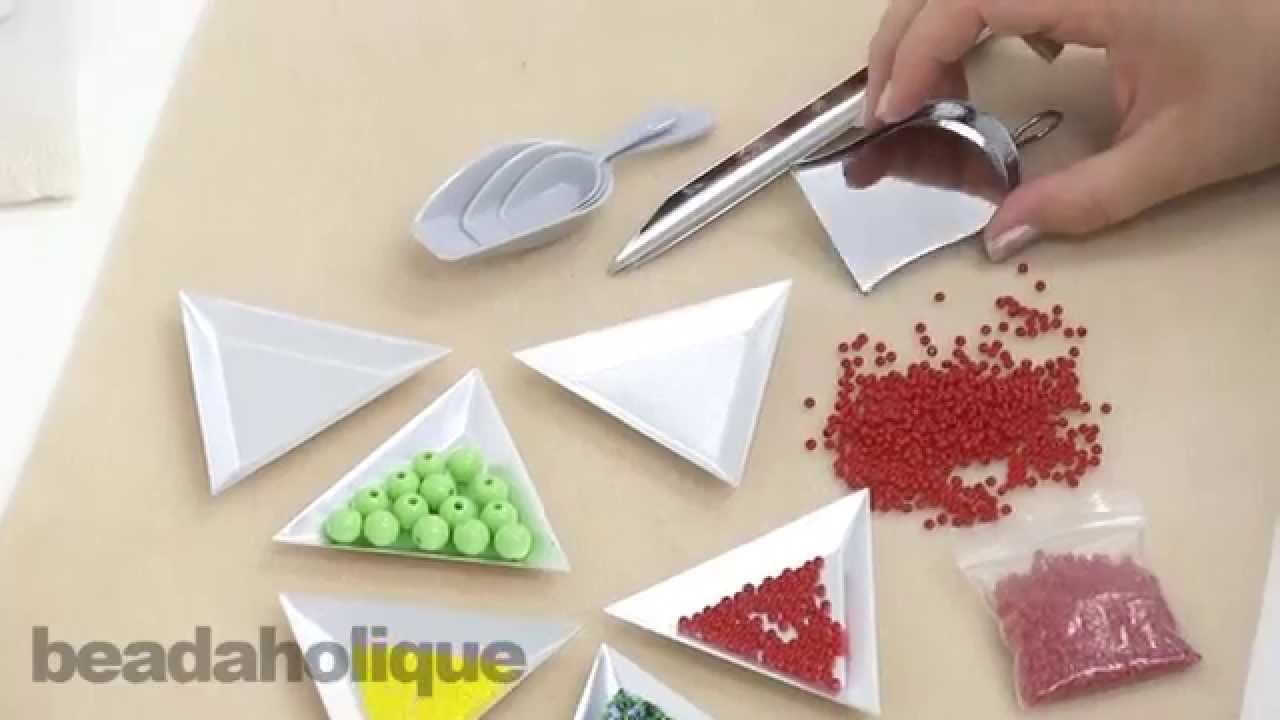 Product Spotlight: Beading Scoops and Trays - YouTube